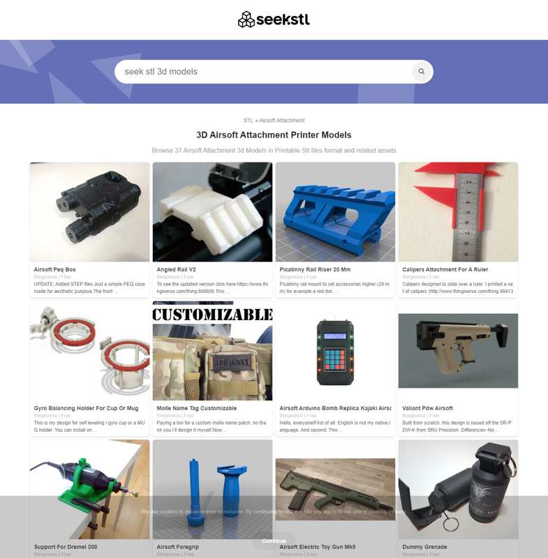 Airsoft Attachment 3D Printer Files - STL 3D Models - SeekStl