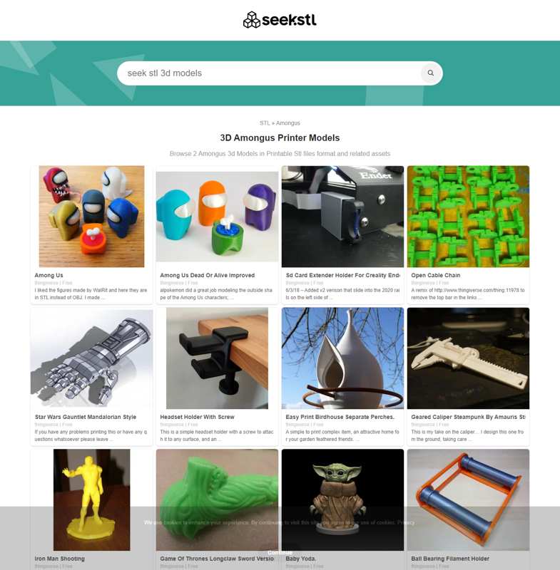 Amongus 3D Printer Files - STL 3D Models - SeekStl