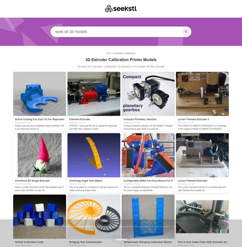 Extruder Calibration 3D Printer Files - STL 3D Models - SeekStl