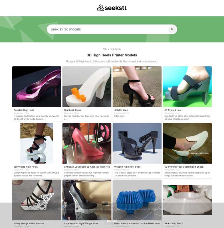 High Heels 3D Printer Files - STL 3D Models - SeekStl - Page 2