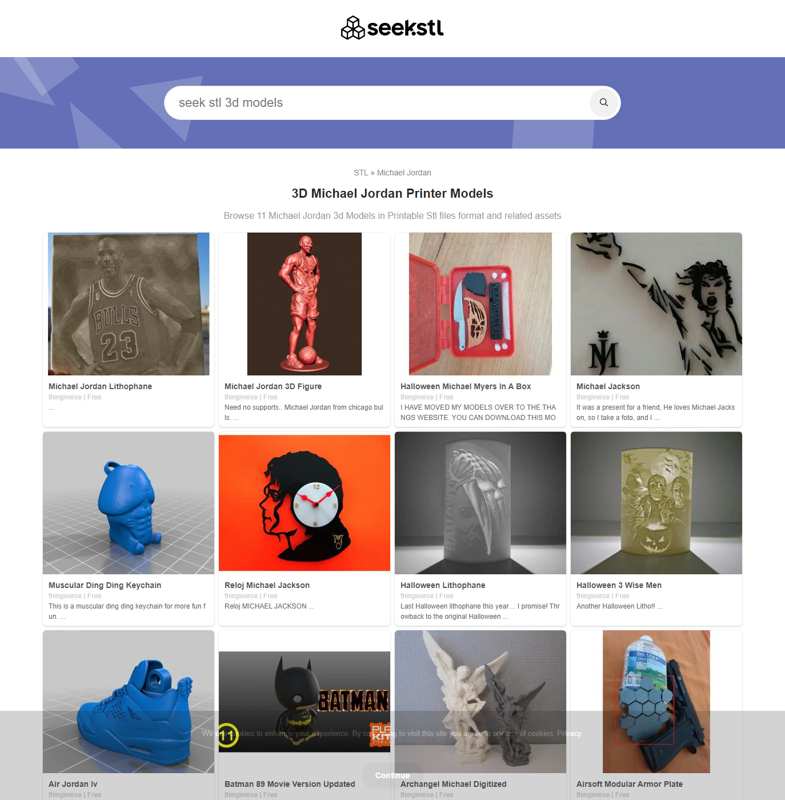 Michael Jordan 3D Printer Files - STL 3D Models - SeekStl