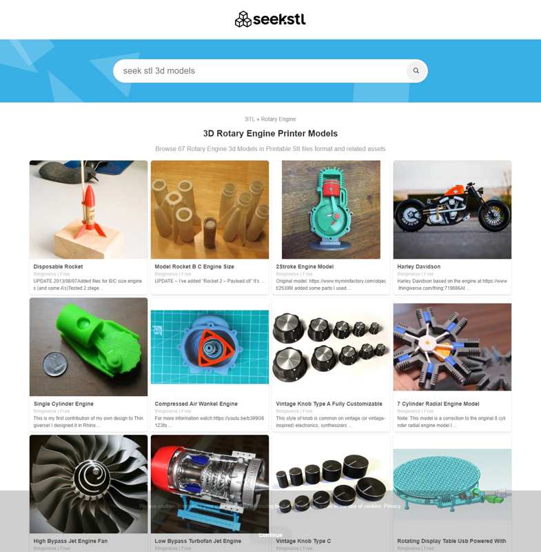 Rotary Engine 3D Printer Files - STL 3D Models - SeekStl