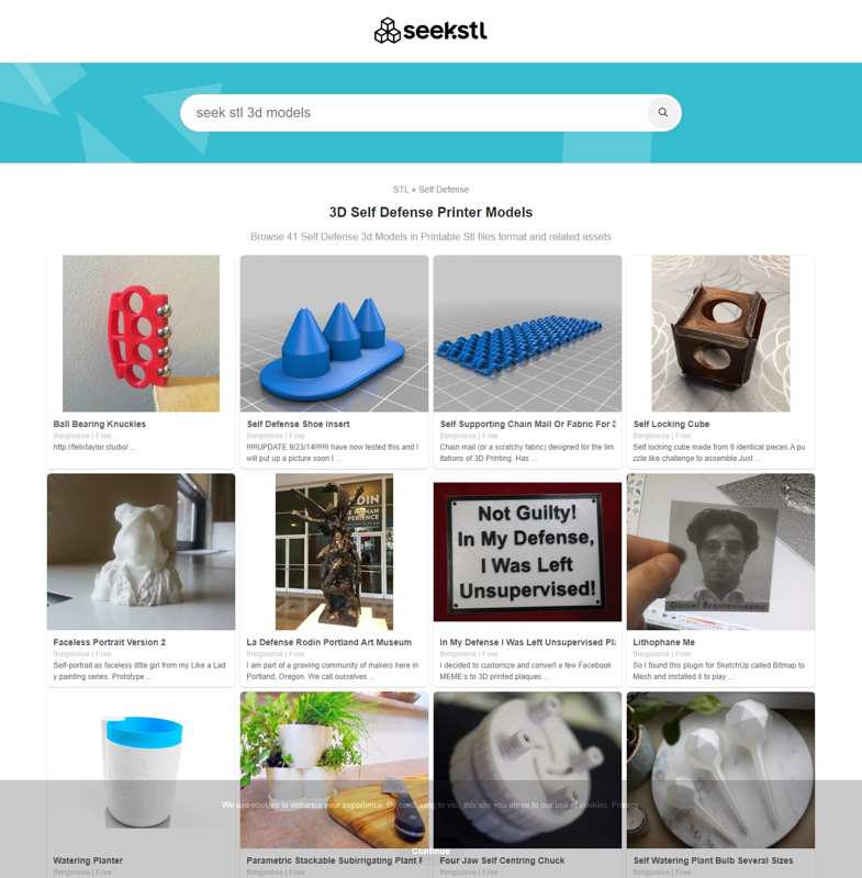 Self Defense 3D Printer Files - STL 3D Models - SeekStl