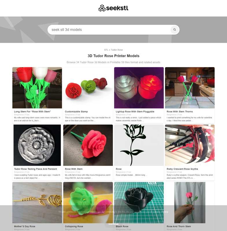 Tudor Rose 3D Printer Files - STL 3D Models - SeekStl